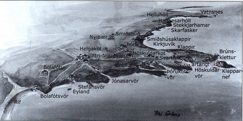 Njarðvík – örnefnið – Ferlir