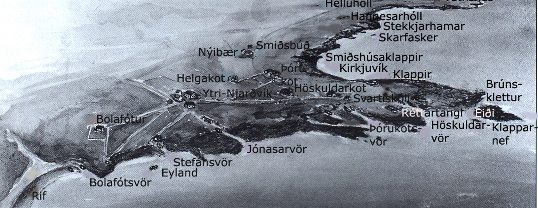 Njarðvík – örnefnið – Ferlir