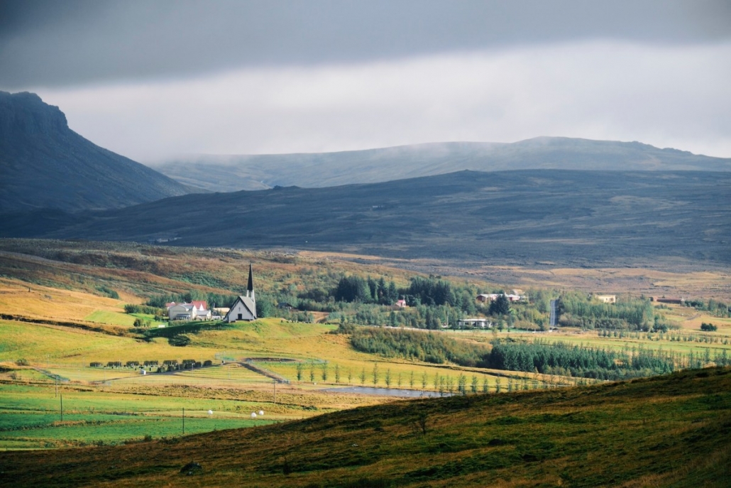 Hrísbrú og Mosfell – P.E. Kristian Kålund – Ferlir