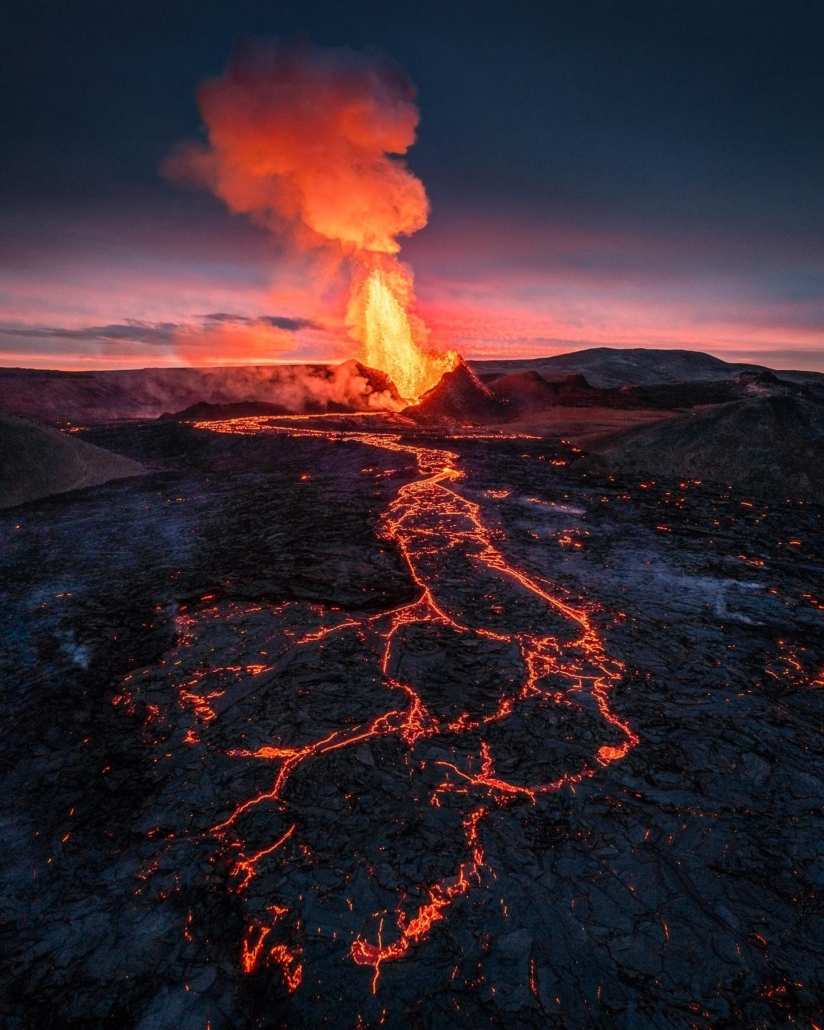 Reykjanesskagi – eldgos – Ferlir