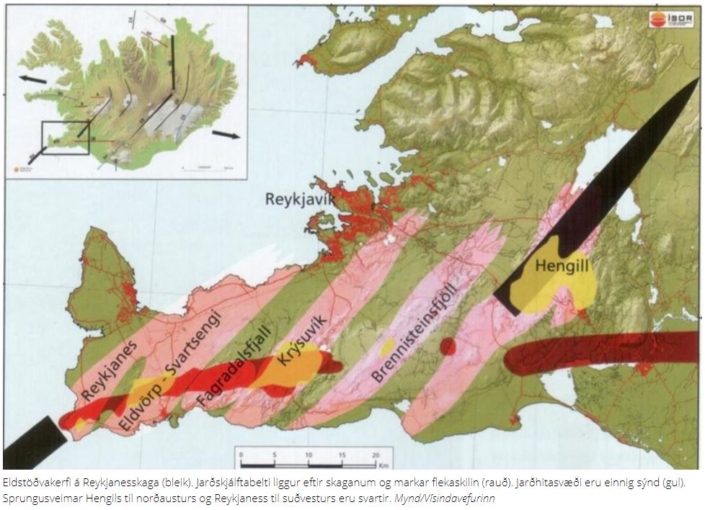 Reykjanesskagi – eldstöðvar og jarðsaga – Ferlir