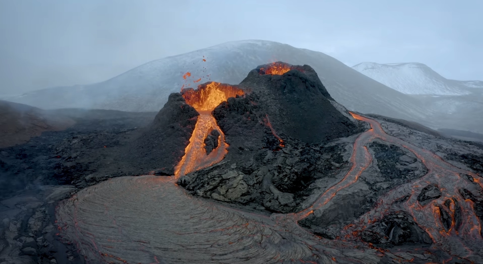 Eldgos í Geldingadölum Fagradalsfjalls – Ferlir